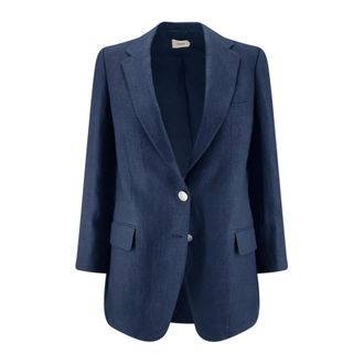 Saulina Milano Antonia Blazer - - Jackets - Damen - Blau - XL