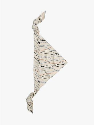 Tommy Hilfiger Foulard &agrave; motif corde en pure soie