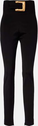 Balmain Schmale High-Rise-Hose