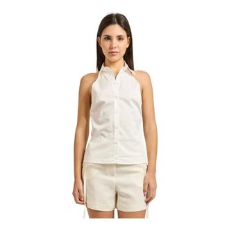 Patrizia Pepe Femme, Tops, Blanc, Taille: 44 FR Patrizia Pepe Chemises