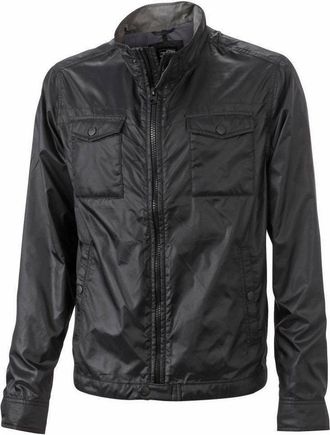 James & Nicholson Allwetterjacke Leichte und vielseitige Herren Reise und Freizeit Jacke JN1096 Wasserabweisend Ungefüttert