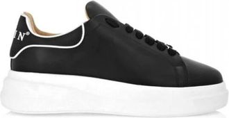 Philipp Plein Homme, Chaussures, Noir, Taille: 45 EU Leather Lo-Top Baskets