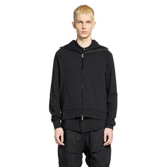 Thom Krom Structured Cotton Jersey Zip-Up Hoodie