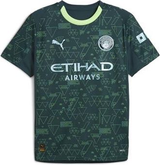 Puma Maillot Manchester City Quatri&egrave;me 2025/26 - R&eacute;plique - Homme - Vert Terrain - Taille : XL
