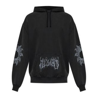 AllSaints Homme, Sweatshirts et sweats &agrave; capuche, Noir, Taille: M SweaT-shirt Helvette