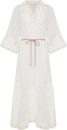 Zimmermann Damen, Kleider, Wei&szlig;, MGr&ouml;&szlig;e