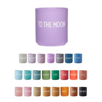 DESIGN LETTERS Lieblingsbecher Lilac TO THE MOON Tasse | Weihnachten, Weihnachtsdeko, Weihnachtsgeschenke f&uuml;r Frauen, M&auml;nner | Kaffeetassen Weihnachtsgeschenke Klein