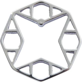 Alyx 1017 Alyx 9Sm, Homme, Accessoires, Gris, Taille: ONE Size Geometric Link Bracelet Charm