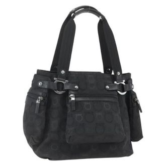 Ferragamo Sac bandouli&egrave;re en nylon Pre-owned - Femme - Pre-owned - Noir - Taille: ONE Size