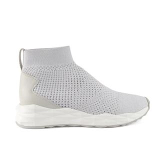 Ash Marmor Strick und Leder Turnschuhe - - Shoes - Damen - Wei&szlig; - 37 EU