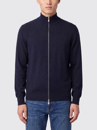 Brunello Cucinelli Cardigan &agrave; col roul&eacute; en cachemire et soie avec fermeture &eacute;clair