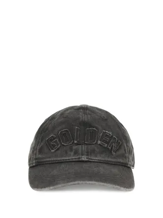 Golden Goose Womens Baseball Cap Journey Anthracite Cotton Hat