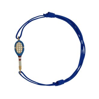 Aliita Aliita, Femme, Accessoires, Bleu, Taille: ONE Size Tennis Cord Bracelet