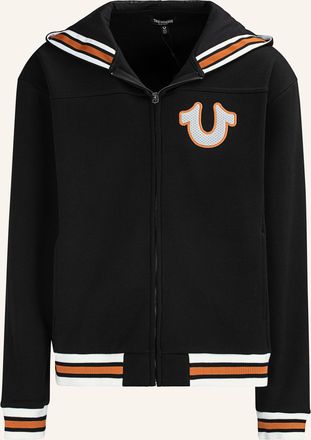 True Religion Zip-Hoodie schwarz