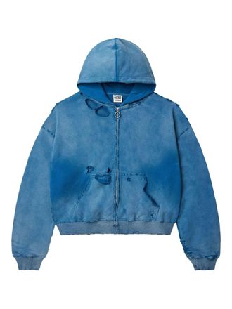 Vale Destroyer zip-up hoodie - Blau