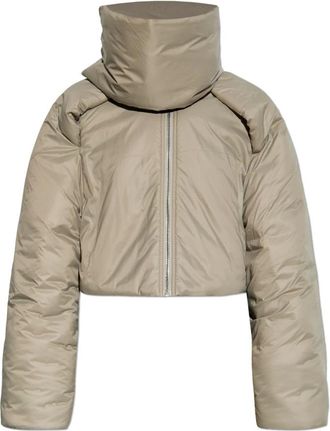 Rick Owens Femme, Vestes, Gris, Taille: 42 FR Convertible Short Jacket