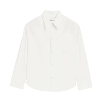 Ami Oxford Cotton Shirt - - Shirts - Herren - Wei&szlig; - L