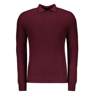 Moorer Strickware - - Knitwear - Herren - Rot - M