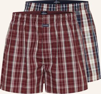 Jockey 2er-Pack Boxershorts braun