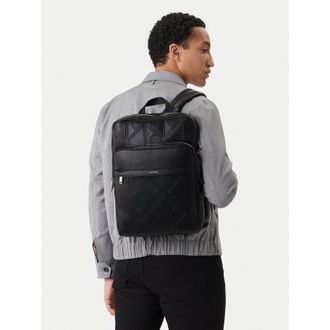 Calvin Klein Umh&auml;ngetasche Calvin Klein Emblem Aop Emboss Slim Square Bp LV04D3328G Schwarz