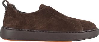Santoni Homme, Chaussures, Brun, Taille: 40 1/2 EU Chaussure Slip-On Marron Victory 15