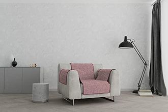 Italian Bed Linen Comfort Rutschfester Sofa Schonbezug, 100% Polyester, Bordeaux, 1 Platz