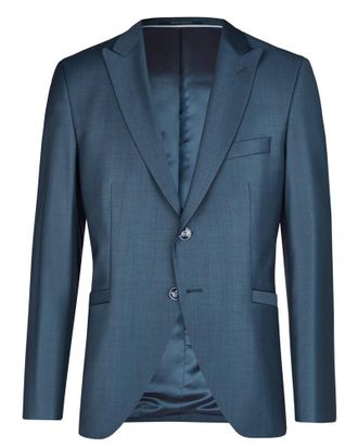 Wilvorst Festliches Sakko aus einem Schurwoll-Mix, Drop 8, Super Slim Fit in