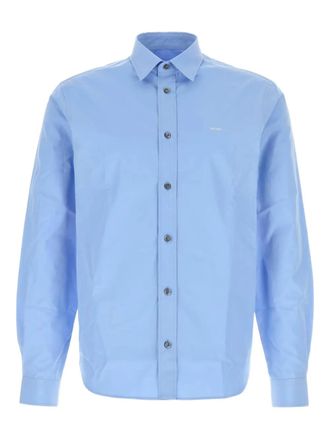 Prada Hemd aus Popeline - Blau