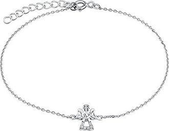 Silvego MW2233B - Bracelet Femme - Argent 925/1000 - Pendentif Ange avec Brilliance Zirconia