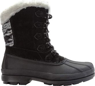Prop&eacute;t Damen Lumi Tall Lace Schneestiefel, schwarz/wei&szlig;, 38.5 EU X-Weit