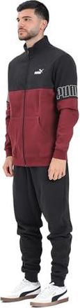 Puma Combinaison ESS COLORBLOCK bordeaux et noir pour homme, rouge, S