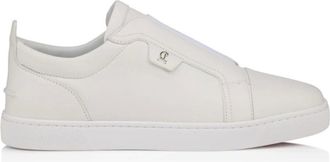 Christian Louboutin Homme, Chaussures, Blanc, Taille: 42 EU Slippers