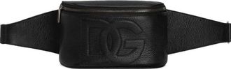 Dolce & Gabbana Homme, Sacs, Noir, Taille: ONE Size Belt Bag