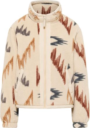 Ragwear Nordicka Aztec Ecru Damen Strickjacke Cardigan Jacke &Uuml;bergangsjacke pl&uuml;schig weich Sweatjacke