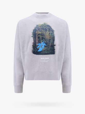 Palm Angels Organic cotton sweatshirt with hunting in the forest print - PALM ANGELS - gender_Man