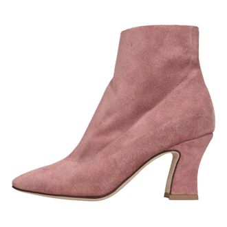 Lorena Paggi Velourdry Stiefelette - - Shoes - Damen - Rosa - 40 EU