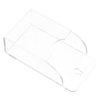 Hemobllo Fernbedienungshalter aus Acryl mit Wandmontage Multifunktionale Aufbewahrung f&uuml;r Handy und Stifte Transparente Aufbewahrungsbox ohne Bohren f&uuml;r Wohnzi