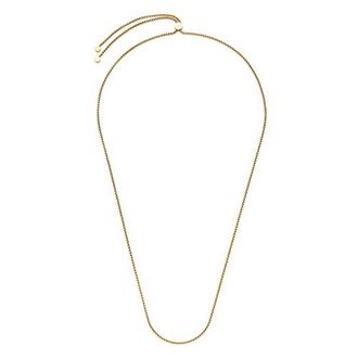 Leonardo Jewels by Leonardo Collier Clip & Mix Liv - Chaîne vénitienne en Acier Inoxydable doré - Longue chaîne Simple avec Fermoir Coulissant - Peut également