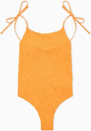 Emporio Armani Damen One Piece Swimsuit Badeanzug, Mango 3D Ea Logo, L