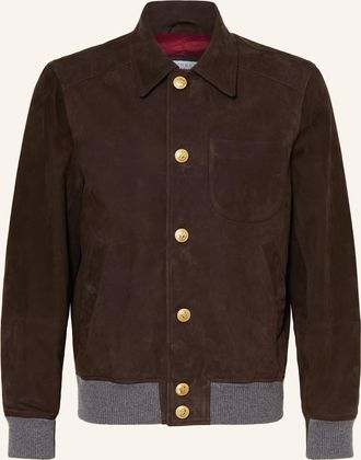Brunello Cucinelli Brunello Cucinelli Lederjacke braun