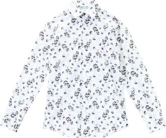 Paul Smith Homme, Chemises, Blanc, Taille: 2XL Camicia Fiori di Campo Slim Fit