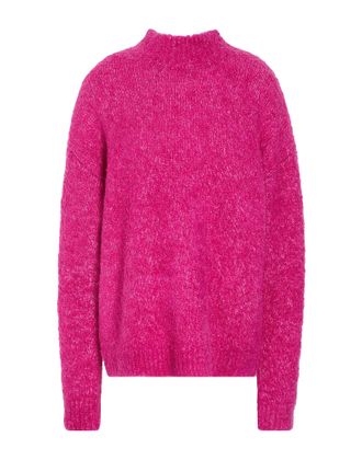8 by YOOX OVERSIZED FIT MOCK- NECK SWEATER