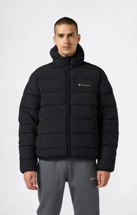 Champion Steppjacke Padded Outdoor Jacket mit Kapuze, bequeme Passform, h&uuml;ftlange Schnittform
