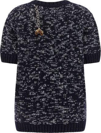 Prada Womens Multicolor Virgin Wool Cardigan Clothing