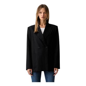 Vicolo Zweireihiger Blazer - - Jackets - Damen - Blau - L