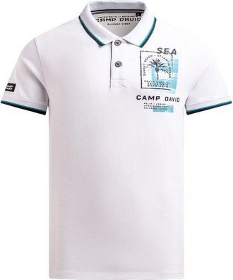 Camp David Poloshirt aus Baumwolle
