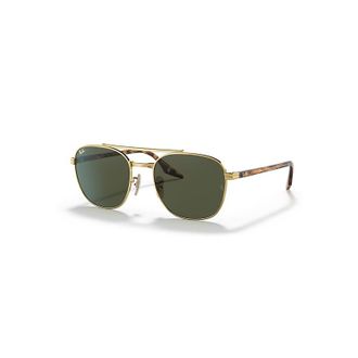 Ray-Ban Rb3688 Sonnenbrillen Gelbe Havana Vintage Fassung Gr&uuml;n Glas 58-19