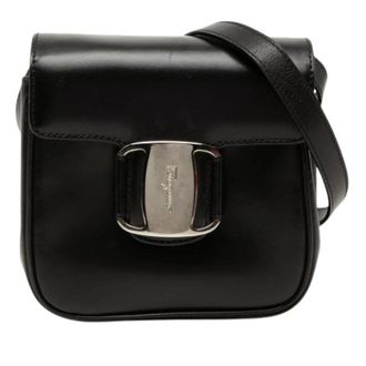 Ferragamo Pre-owned Leder Schultertasche - - Pre-owned - Damen - Schwarzk - ONE SIZE