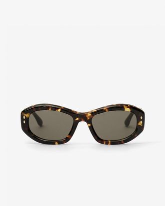 Isabel Marant Lunettes De Soleil Vancy - Femme - Havane/gris - - Isabel Marant
