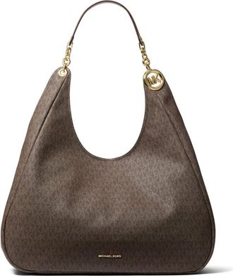 Michael Kors Femme, Sacs, Brun, Taille: ONE Size Sac port&eacute; &eacute;paule Ellie Grand Mod&egrave;le &agrave; Trois Compartiments